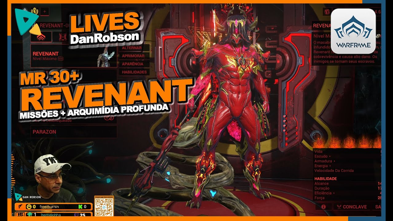 WARFRAME - REVENANT MR30+ MISSÕES CÉLULA NETRA !! - YouTube
