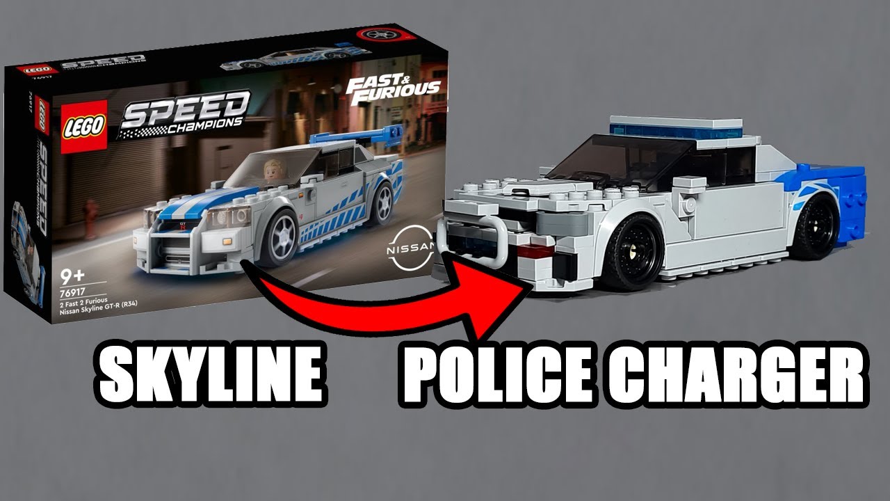 76917 Police Dodge Charger - Lego Speed Champions Alternative MOC ...