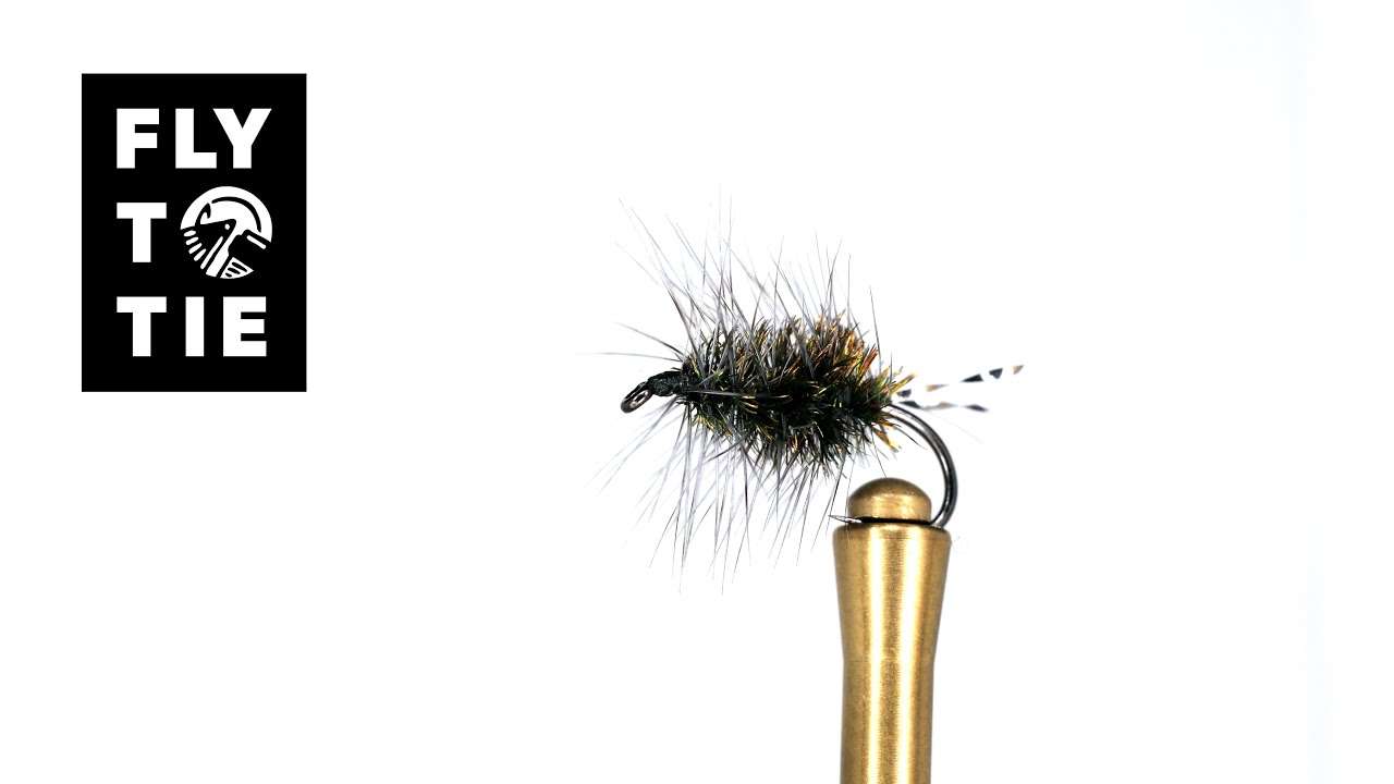 Sparkle Gnat Dry Fly | FlyToTie Fly Tying - YouTube