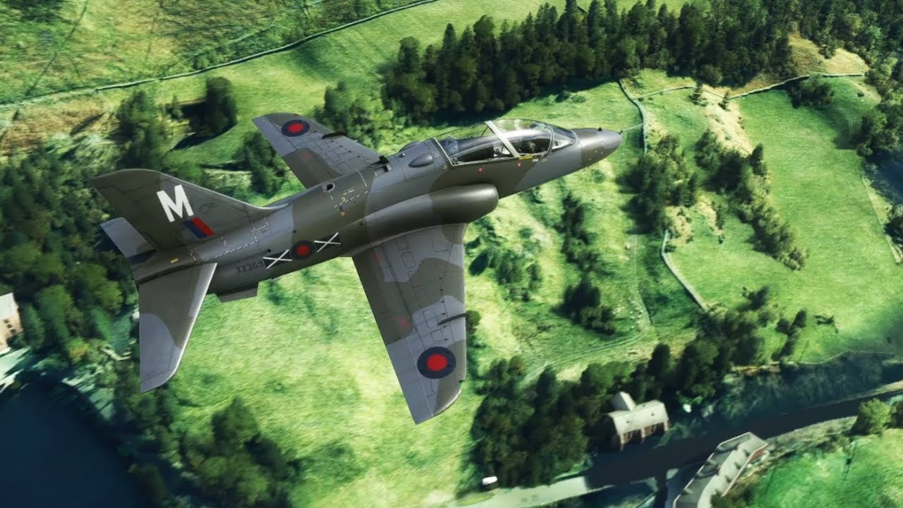 Flying the Mach Loop in the JustFlight Hawk with Tobii EyeTracker 5 in ...