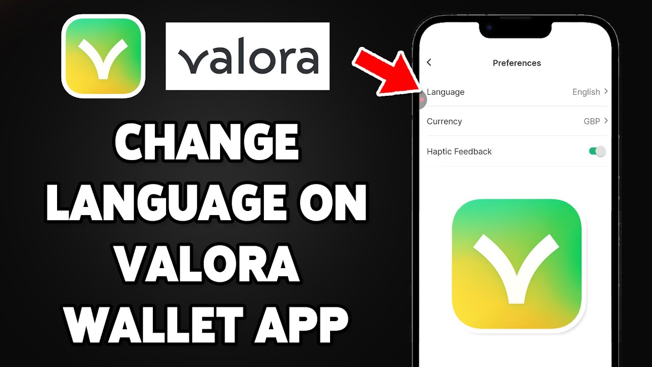How To Change Language On Valora Wallet App 2025 | Switch Language ...