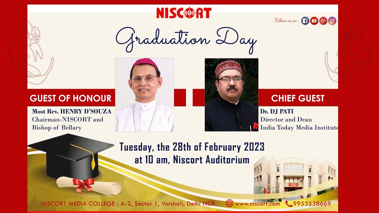 Graduation Day | NISCORT Media College | Live Streaming - YouTube