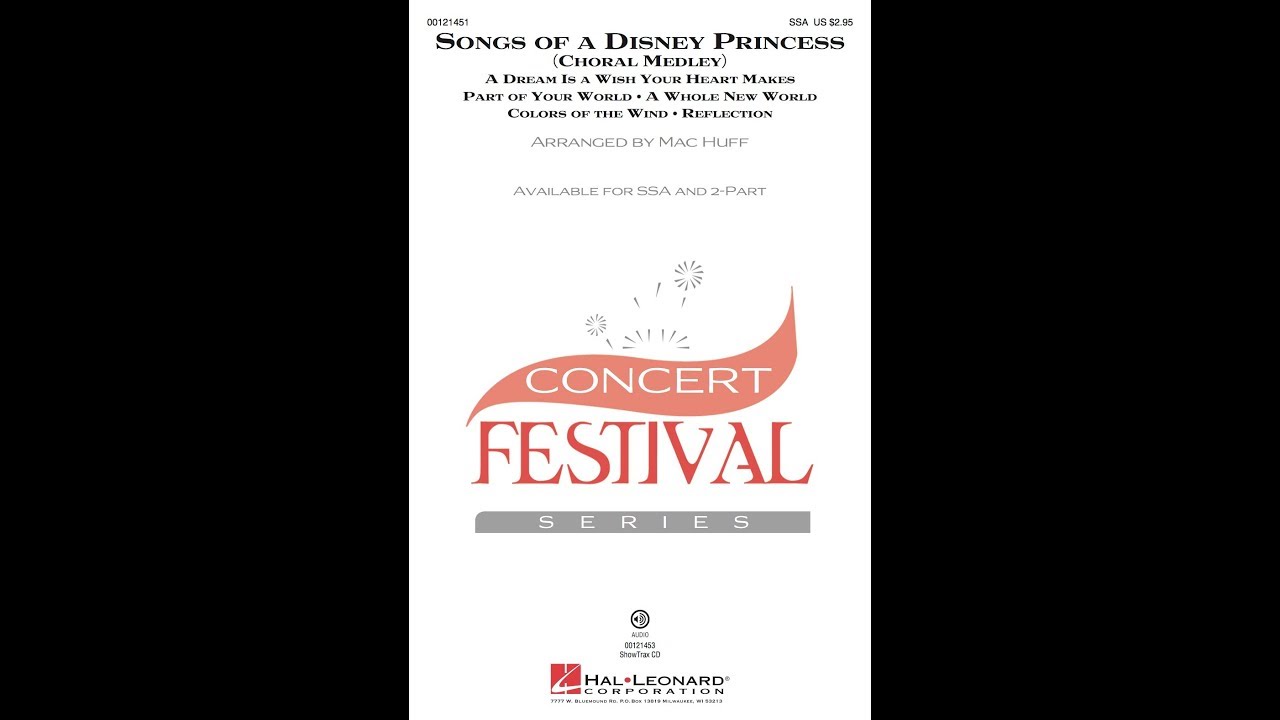 Songs of a Disney Princess (SSA Choir) - Arranged by Mac Huff - YouTube