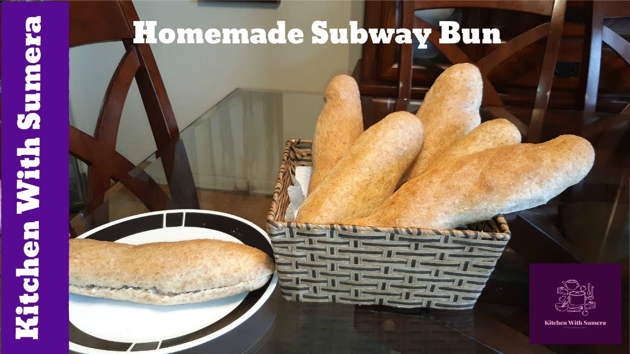 Homemade Subway Buns - YouTube