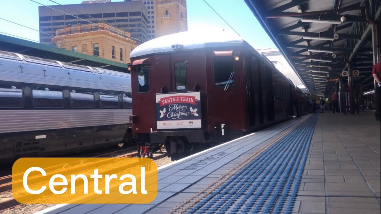 Sydney trains vlog 3: Central train spotting - Special vintage Santa’s ...
