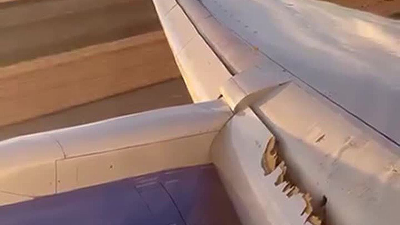 United flight makes emergency landing after ‘issue’ with wing of ...