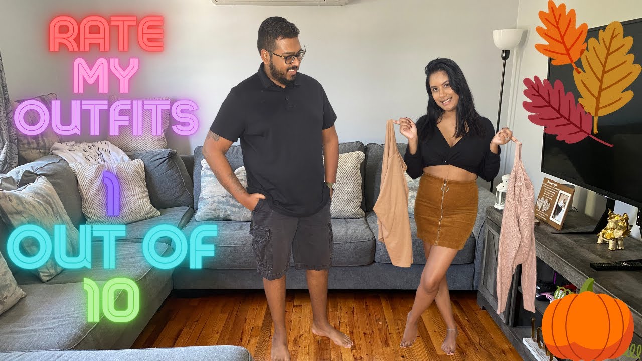 Husband Rates My Outfits | Fall Edition - YouTube