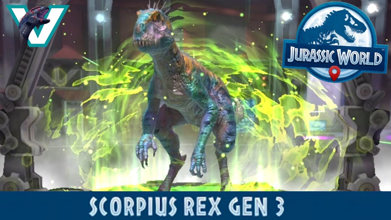 Unlocked Unique Scorpius Rex Gen3!!! - Jurassic World Alive - Ep48 ...