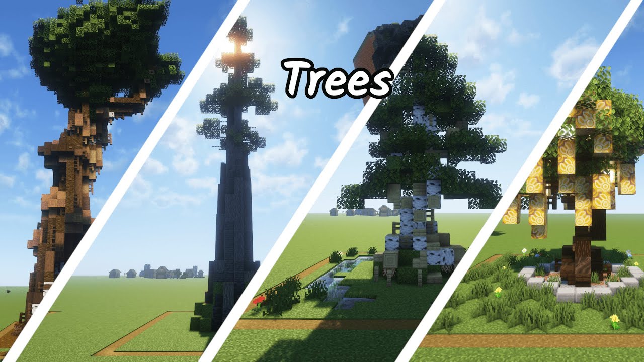 Minecraft Ideas : From Stumpy to Stunning - YouTube