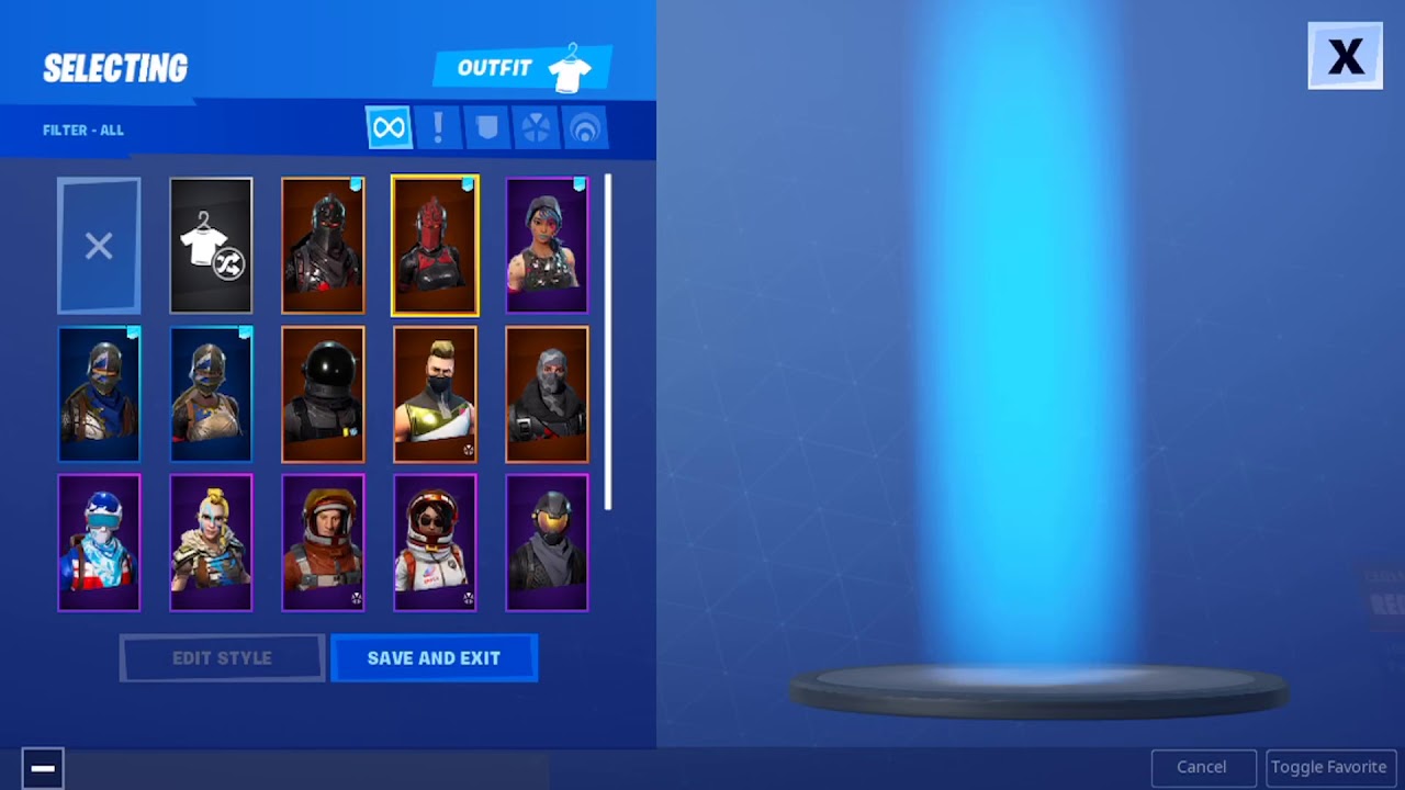 Fortnite locker - YouTube