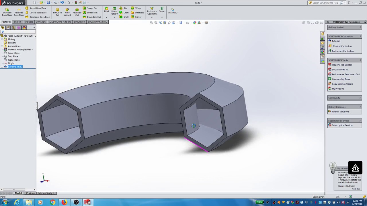 Intro CAD - Revolve - YouTube