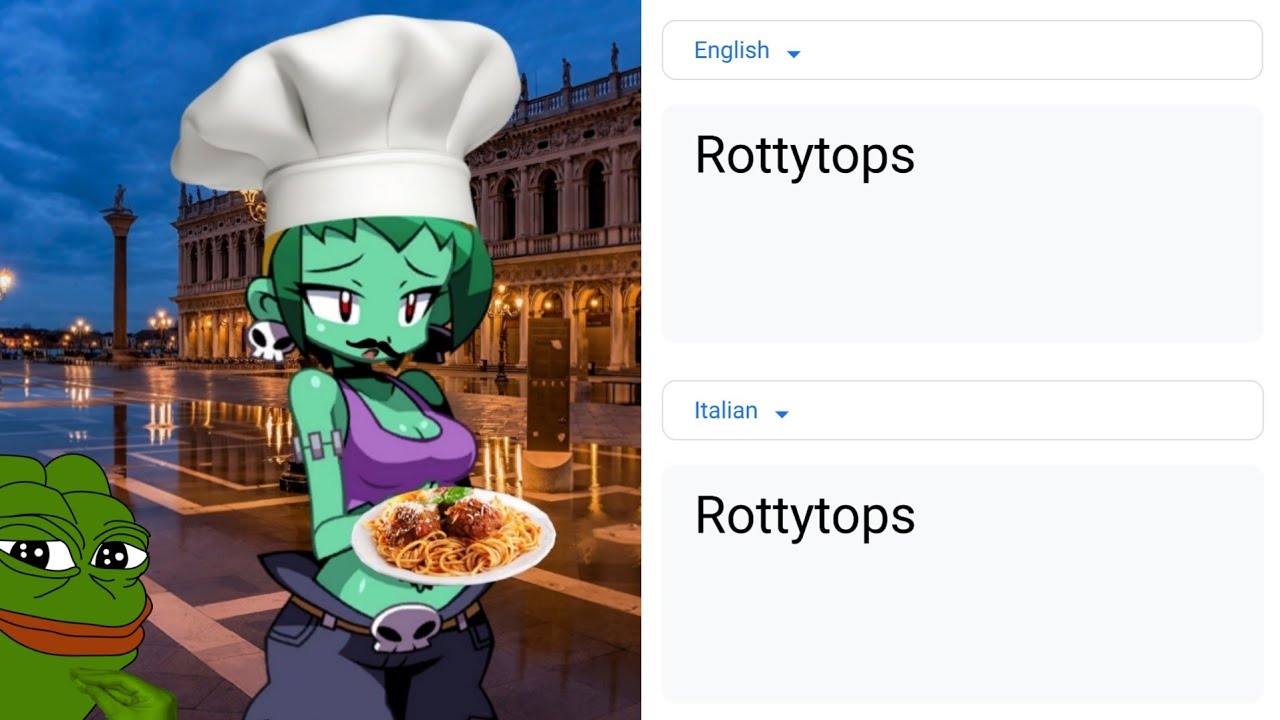 Rottytops in different languages meme - YouTube