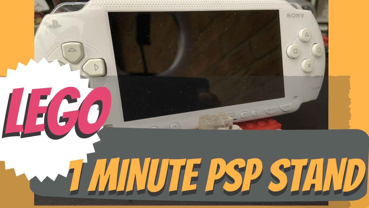Make a PSP stand with LEGO in 60 seconds - YouTube