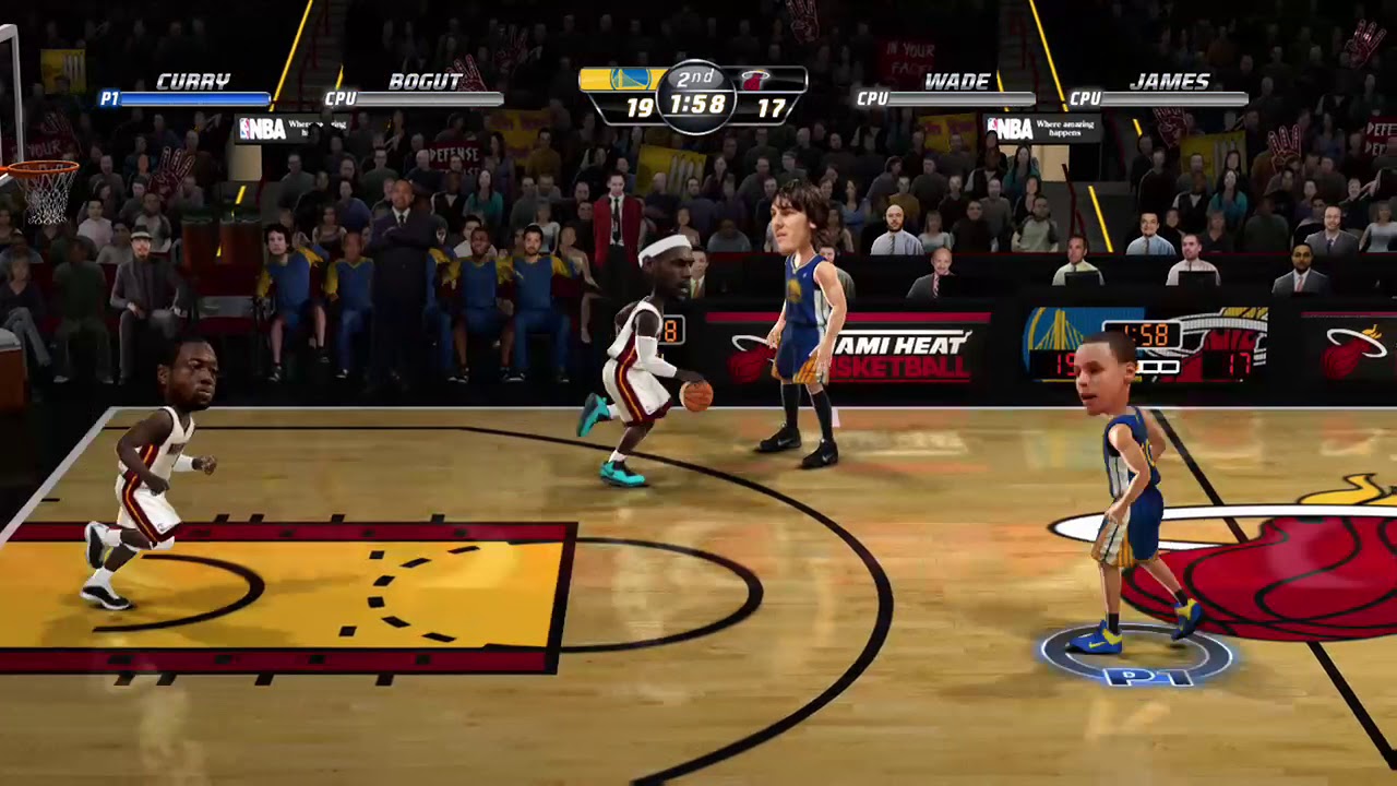 NBA JAM ON FIRE EDITION 🔥 Miami Heat vs Warriors Gameplay!!! - YouTube