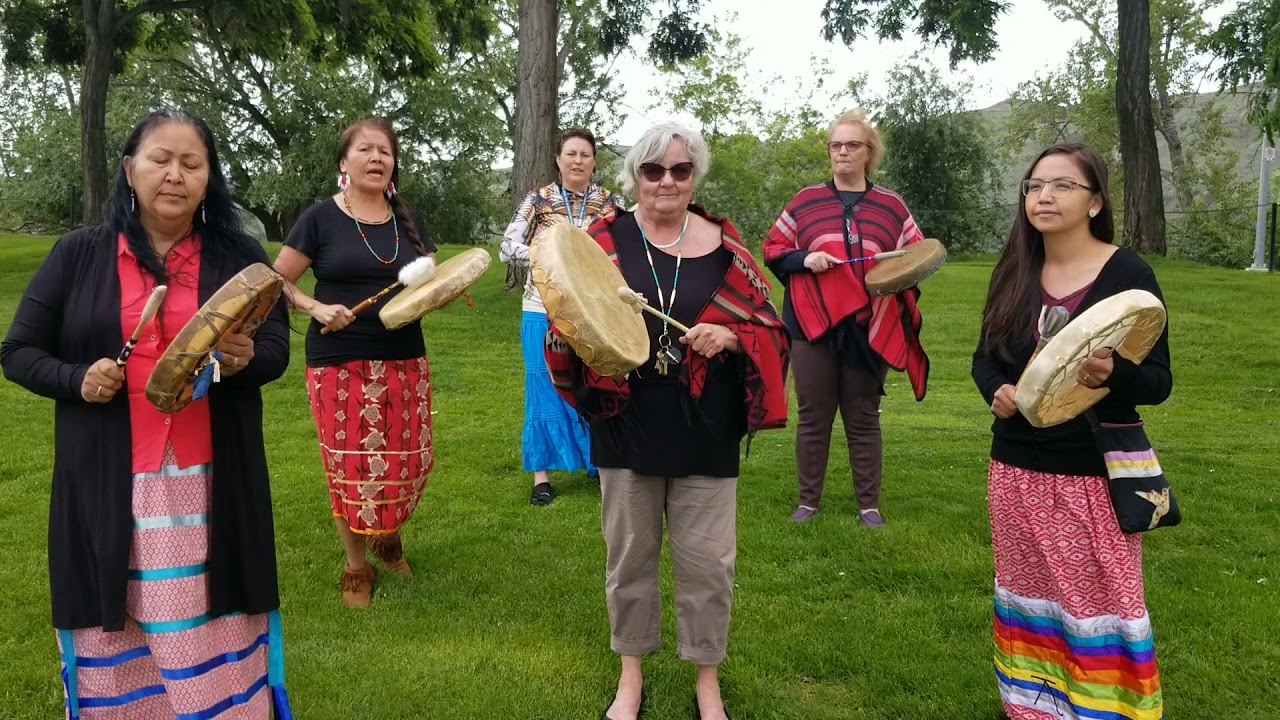 Secwepemc Honour Song with the Kamloops Aboriginal Friendship Society ...