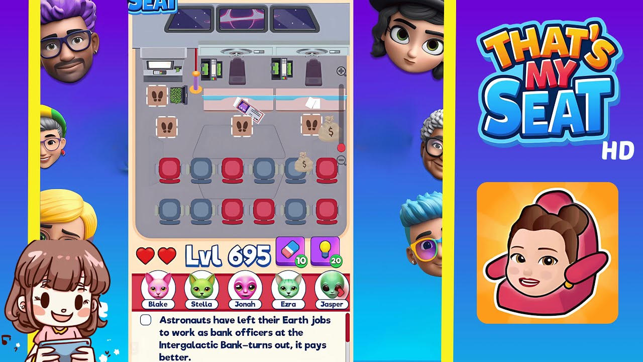 That's My Seat level 695 Solution Walkthrough - YouTube