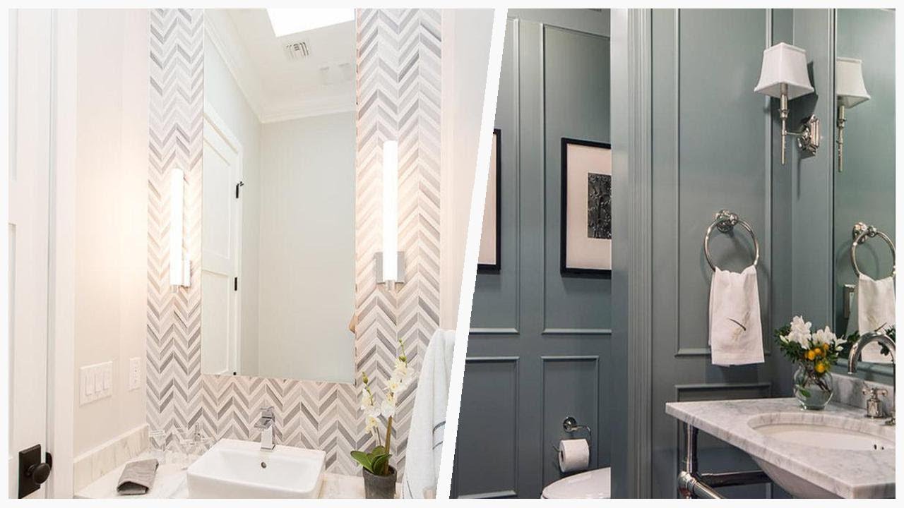 75 Large And Huge Powder Room Design Ideas You'll Love ☆ - YouTube