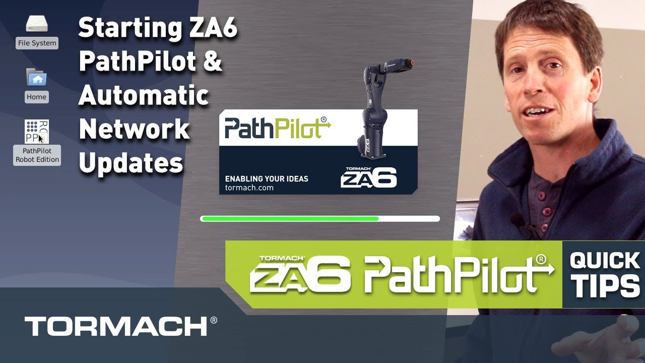 Tormach ZA6 Robot Quick Tip | Starting PathPilot and Setting Up Auto ...