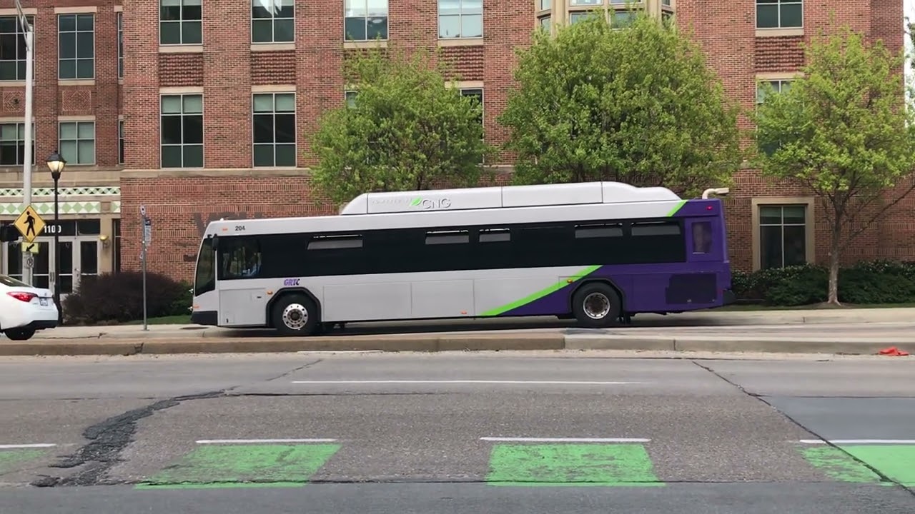 GRTC 2013 Gillig Low Floor BRT CNG #204 On Route 5 - YouTube