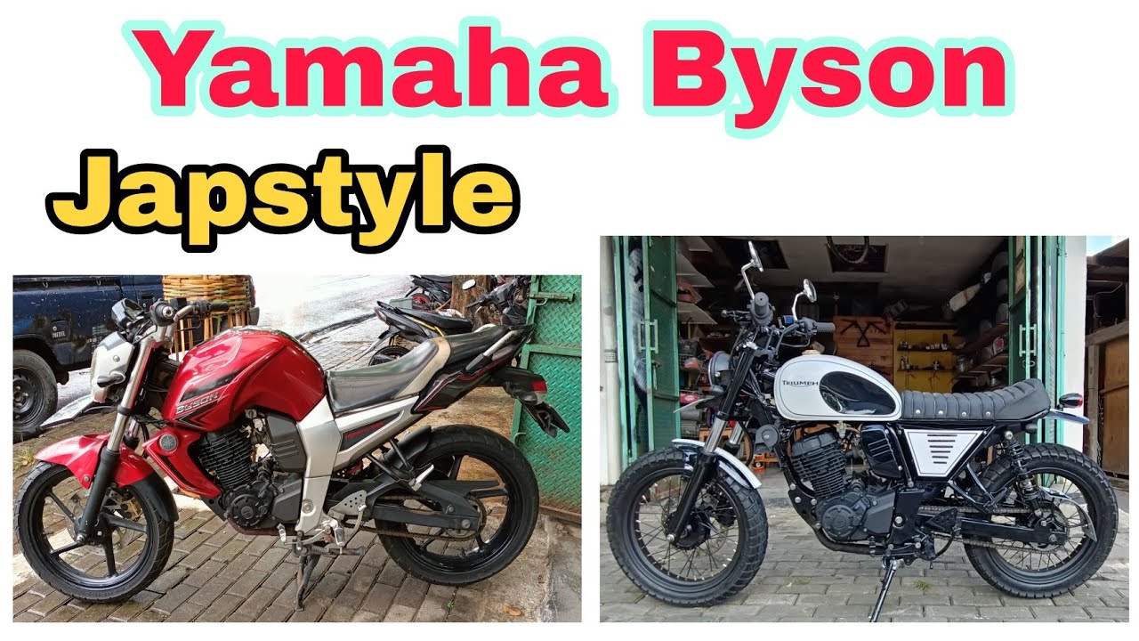 modifikasi japstyle basic yamaha byson - YouTube