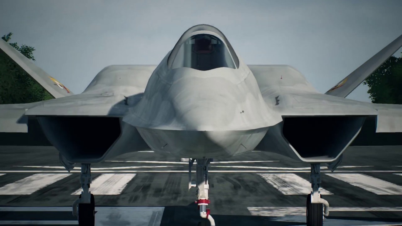 【ACE COMBAT 7】YF-23【観賞用】 - YouTube