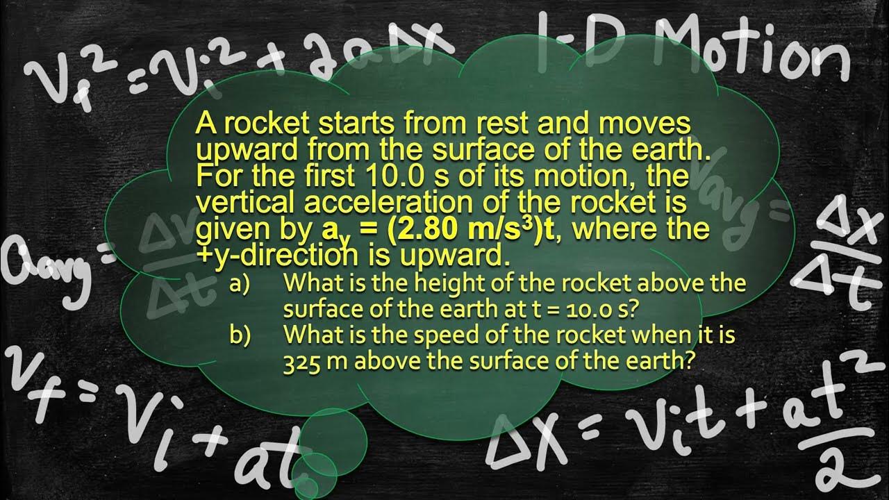 Physics Problem Solver Velocity and Position - 1-D Motion - Calculus-Based - Integration ...
