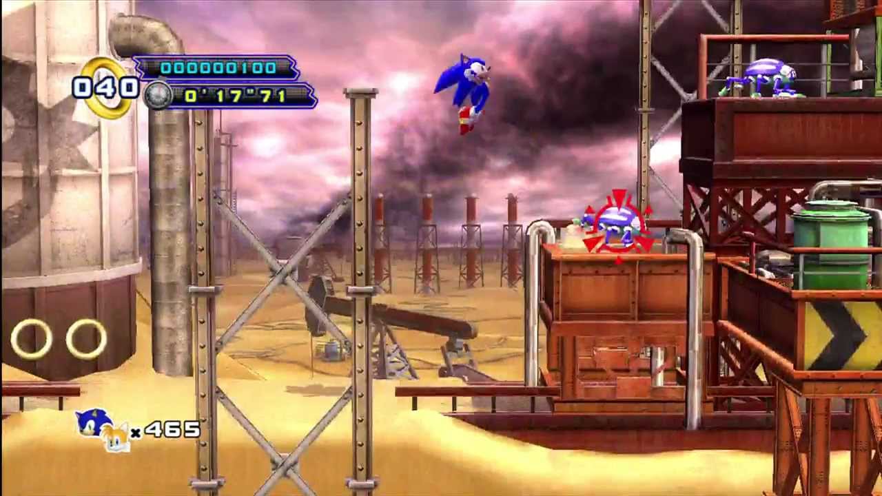Sonic the Hedgehog 4 "Episode 2": Oil Desert Zone Act 1 [1080 HD] - YouTube