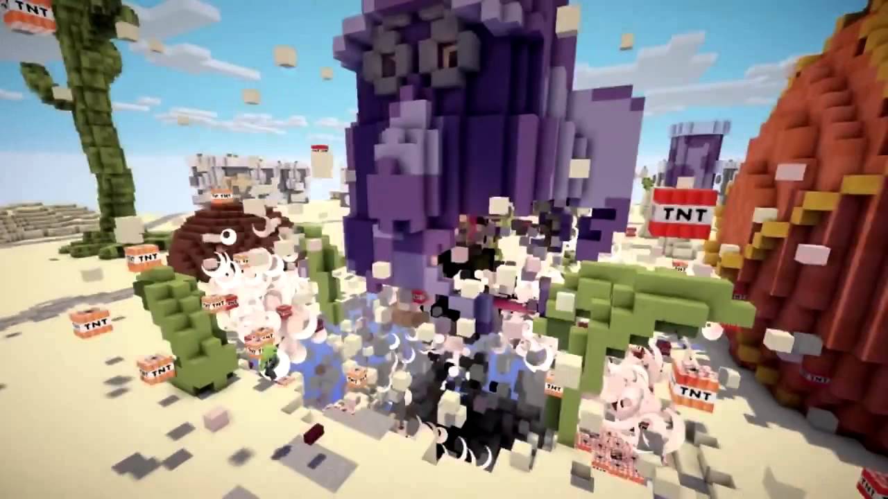 ExplodingTNT Minecraft | If SpongeBob Played Minecraft - YouTube