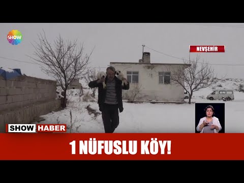 1 Nüfuslu Köy!