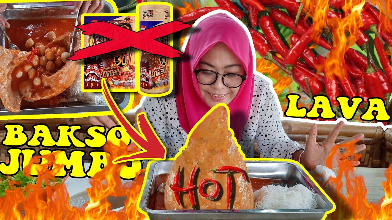 MUKBANG BAKSO LAVA JUMBO PEDAS BERANAK CABE || MUKBANG INDONESIA - YouTube
