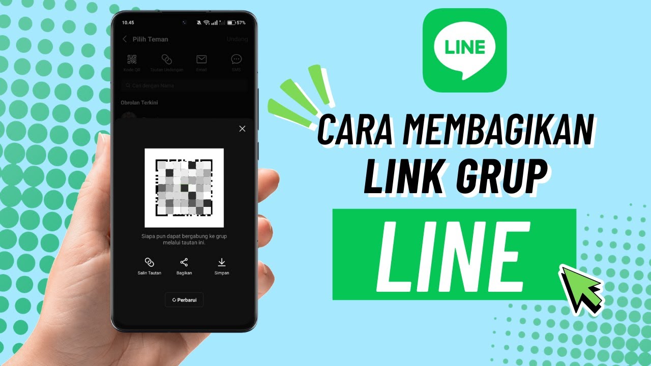 Cara Membagikan Link Grup LINE - YouTube
