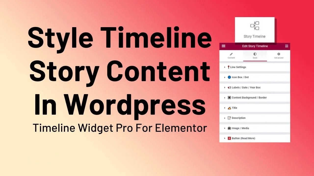 How to create Horizontal & vertical Timeline in Elementor - YouTube
