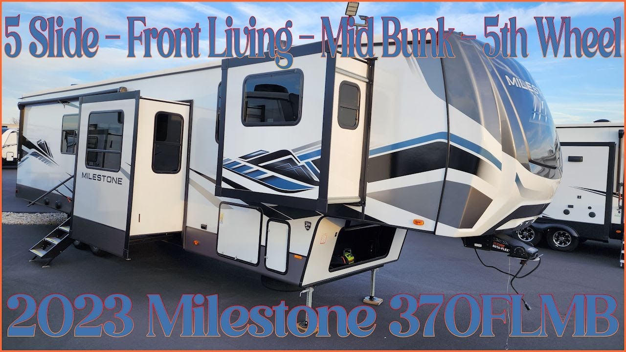 Front Living Room Mid Bunk Fifth Wheel 2023 Milestone 370FLMB By