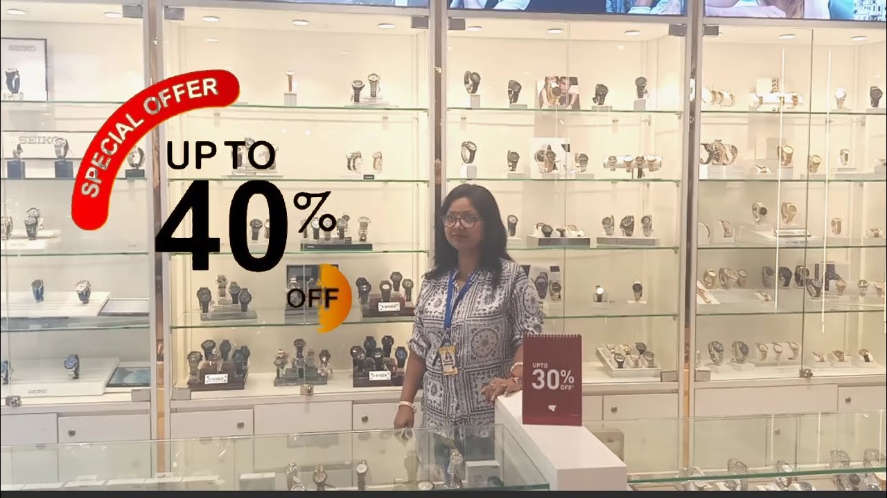 Upto 40% off on #Watches #dimapur #sohum #shopping #mall - YouTube