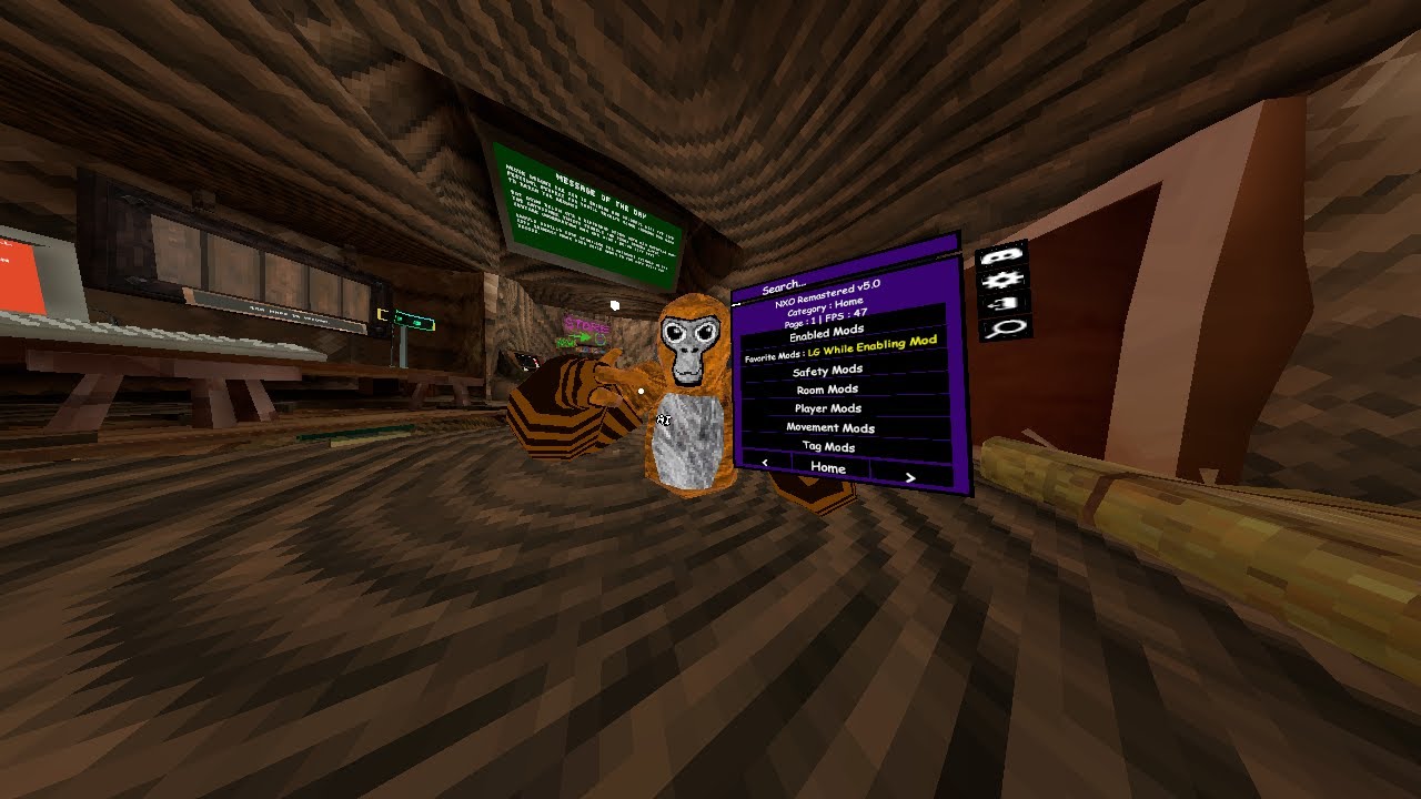 Showcasing the NXO-V5 Menu Gorilla Tag - YouTube