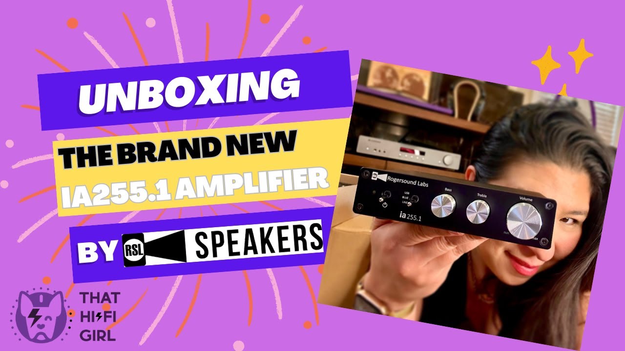 Unboxing the Brand New RSL Speakers ia255.1 Hifi Audio Amplifier! - YouTube