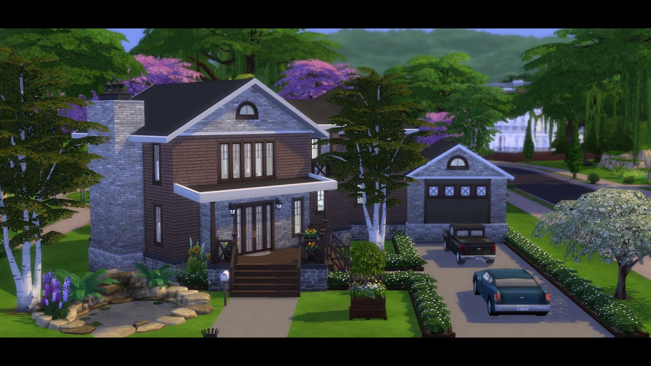 The Sims 4 House Shell #14 - Umbrage Manor - YouTube