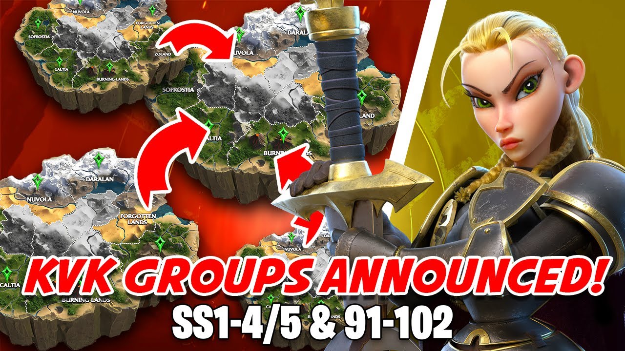 NEW KvK Groups Announced! 11 KDs Merging Into 1 & Matchups! Call of ...