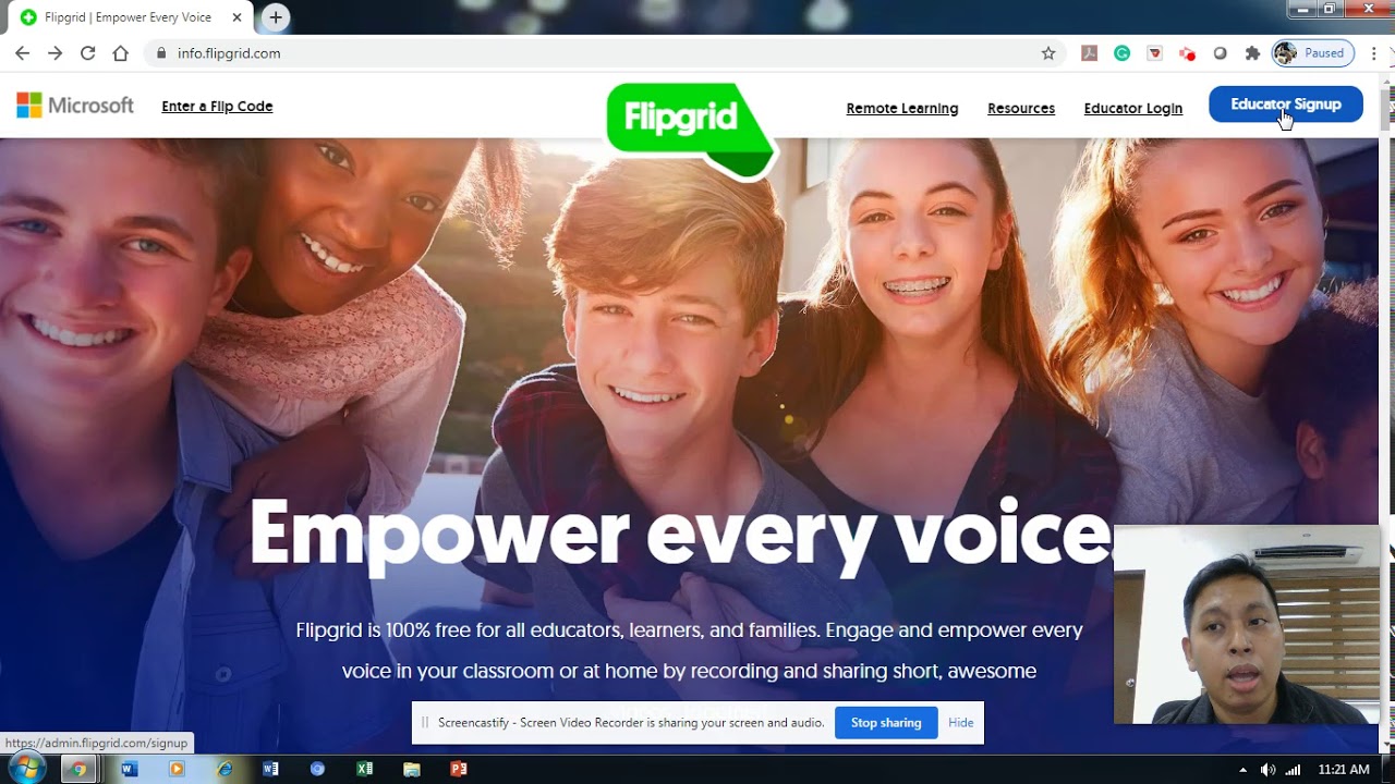 Flipgrid Video 1: Educators Signup - YouTube
