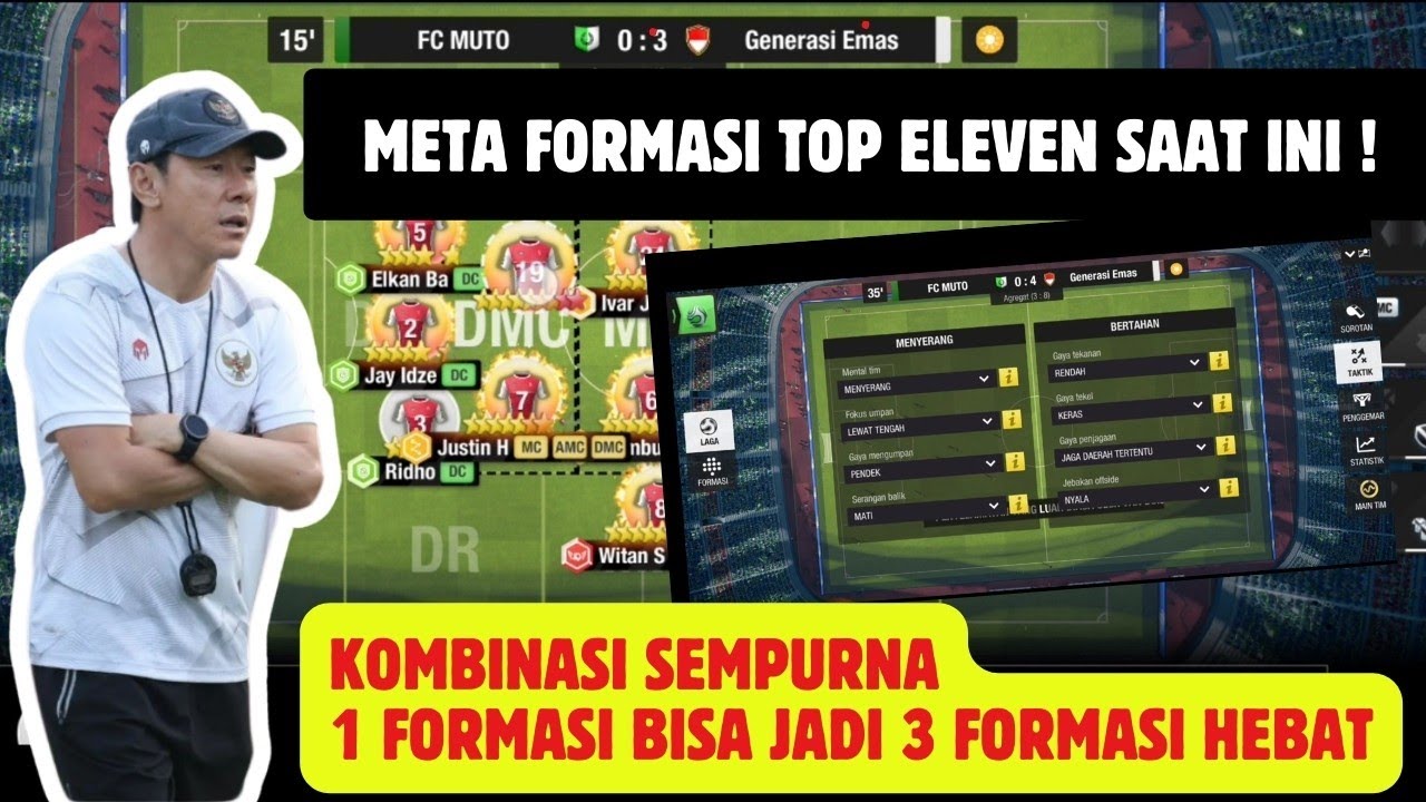 FORMASI INI BISA MENJADI 3 KOMBINASI VARIASI FORMASI HEBAT TAK ...