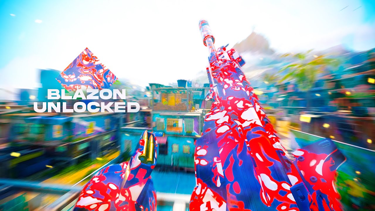 UNLOCKING "BLAZON" MASTERY CAMO IN MW3 - YouTube