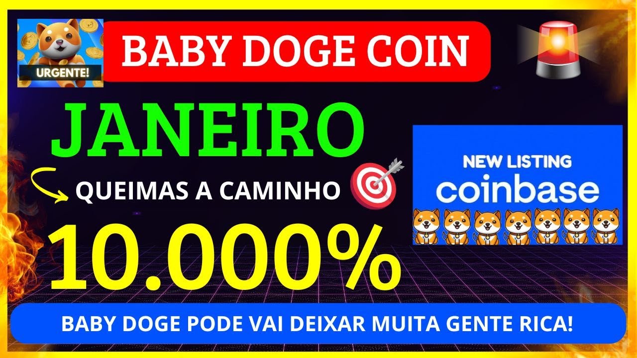 BABY DOGE COIN 🚨URGENTE🚨 SE VOCÊ TEM BABY DOGE SE PREPARA! - YouTube