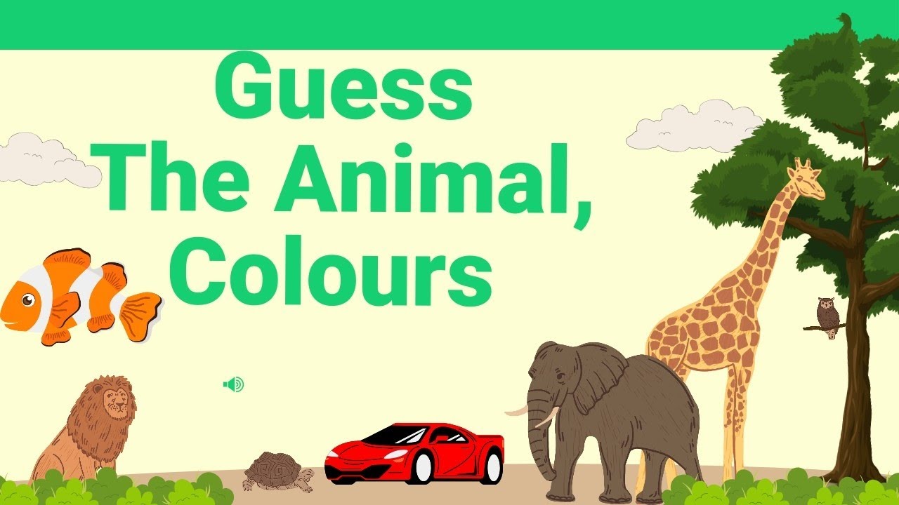 Learn the Animals Name, Colours, Vegetables, Education for Kids with ...