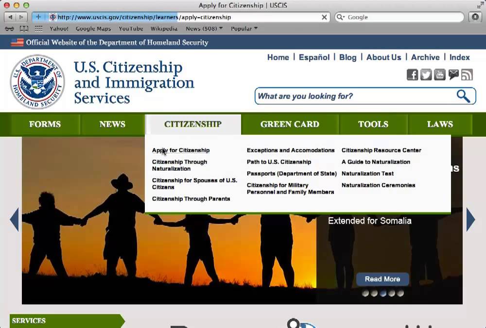 How to download the N-400 Application for Naturalization Form - YouTube