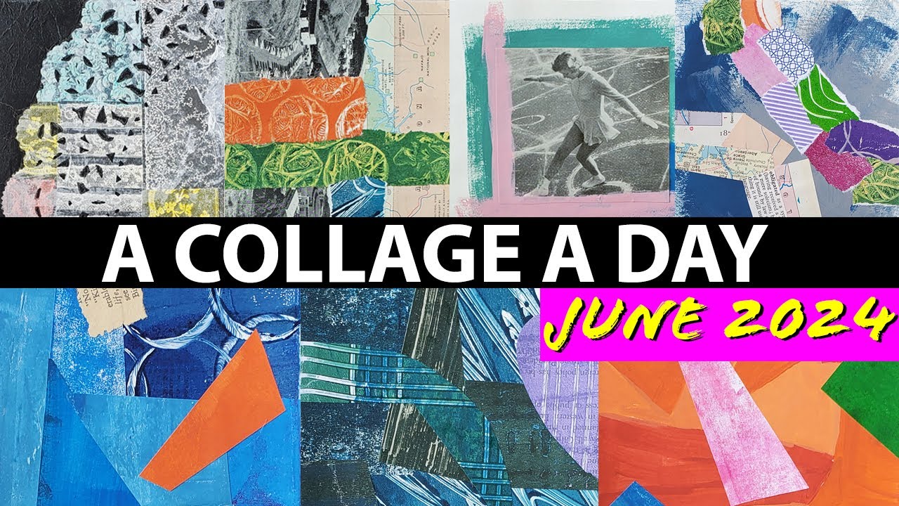 collages #9 - 15 | a collage a day June 2024 - YouTube