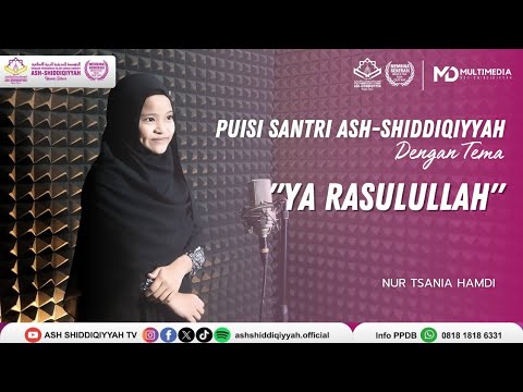 YA RASULALLAH || NUR TSANIA HAMDI || PUISI SANTRI - YouTube