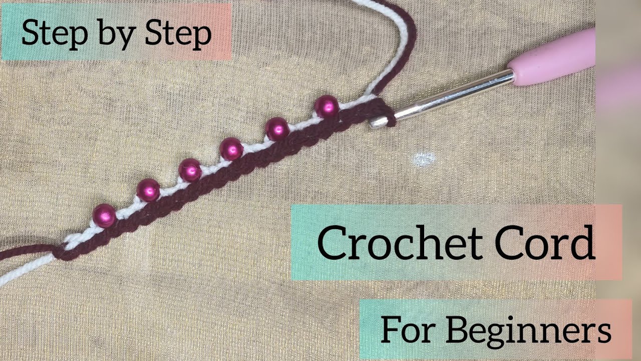 Crochet Cord || Super Easy Crochet Cord For Beginners || Crochet Cord ...