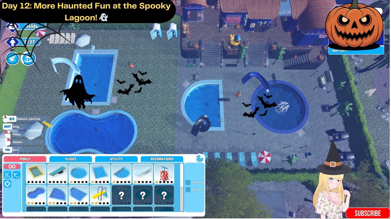 Day 12 More Haunted Fun at the Spooky Lagoon! 👻 - YouTube