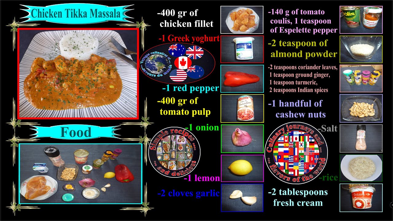 CHICKEN TIKKA MASSALA - YouTube