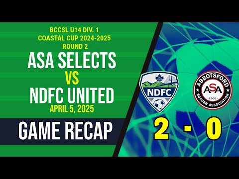 BCCSL COASTAL CUP ROUND 2: ASA SELECTS vs NDFC UNITED, APRIL 5, 2025 ...